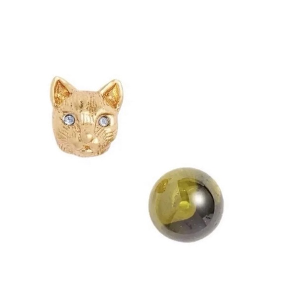 kate spade | Jewelry | 58 Kate Spade House Cat Peridot Ball Stud ...